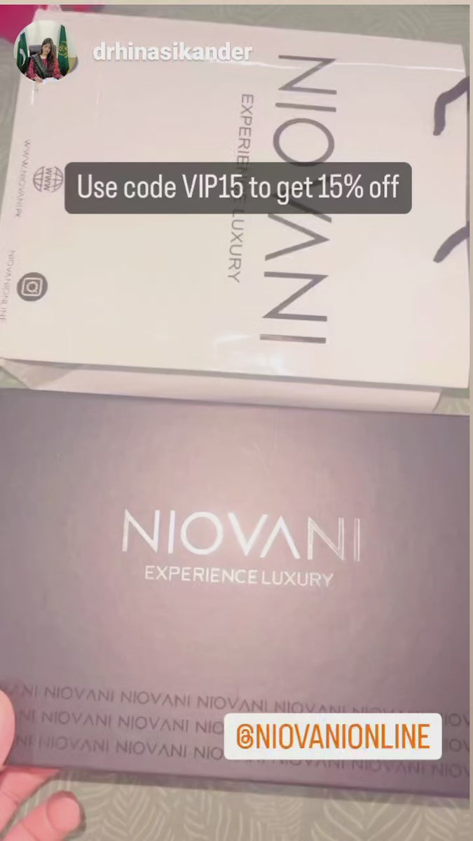 Niovani Vogue - Women's Watch - Genuine Mother of Pearl Dial - Rubber