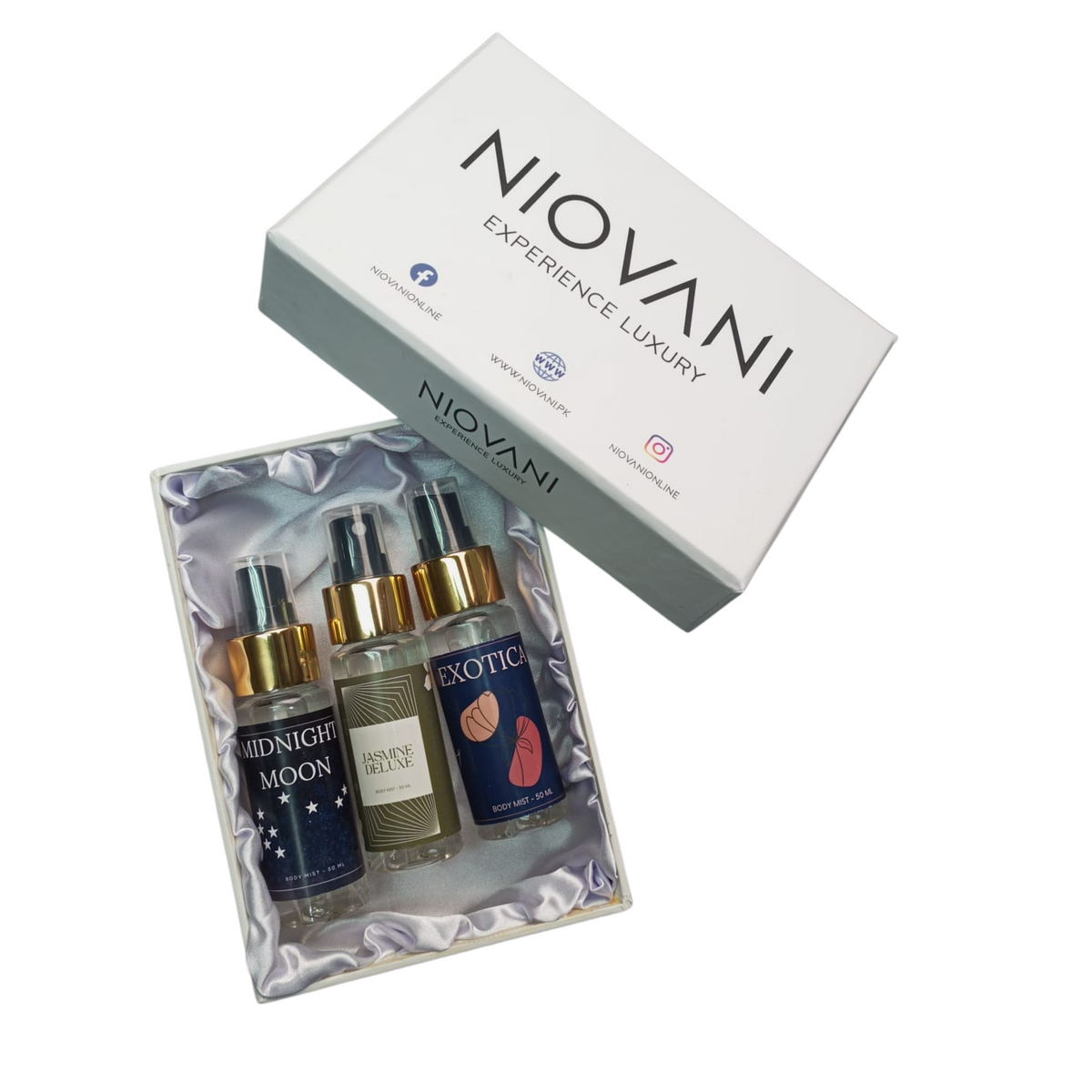 Women's Body Mist Gift Set - Pack of 3 - Portable Size - Easy to Carry ...