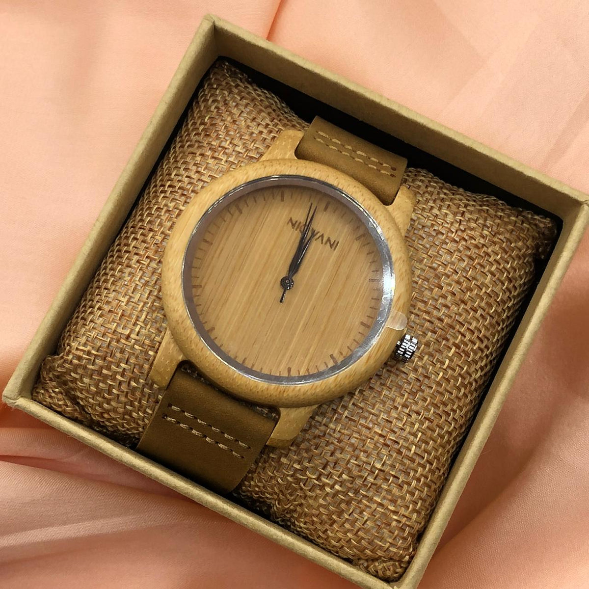 Niovani Original Wooden Watch - Unisex - Genuine Bamboo Wood - Ultra T