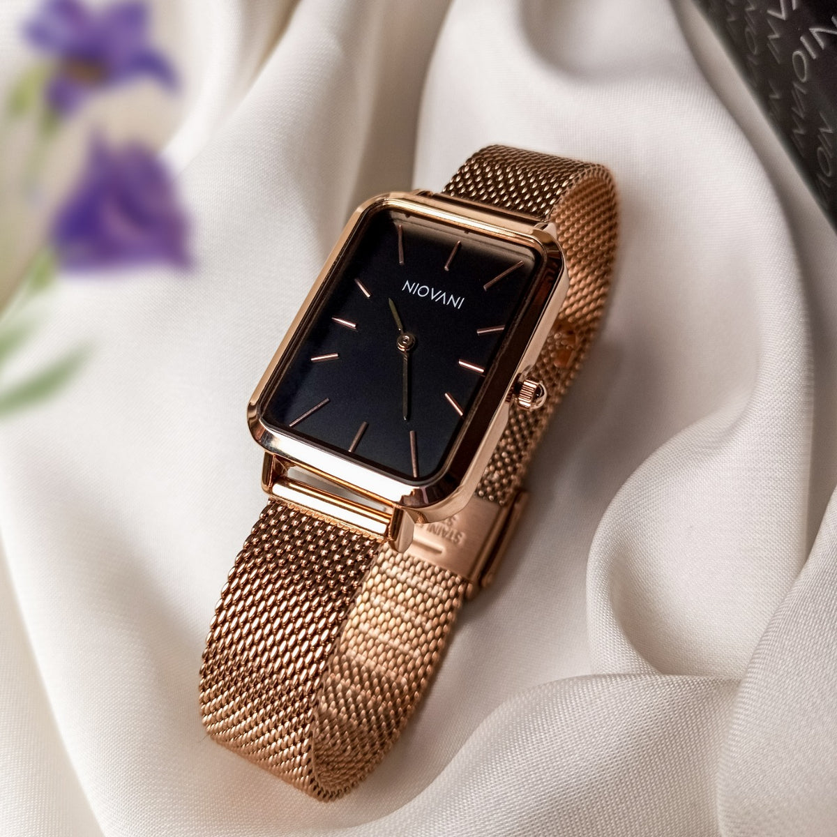 Niovani Nova (Rose Gold & Contemporary Black) - Women - Adjustable Sta